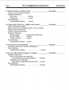 FCA Judging Forms – Talladega and Spoiler Registry